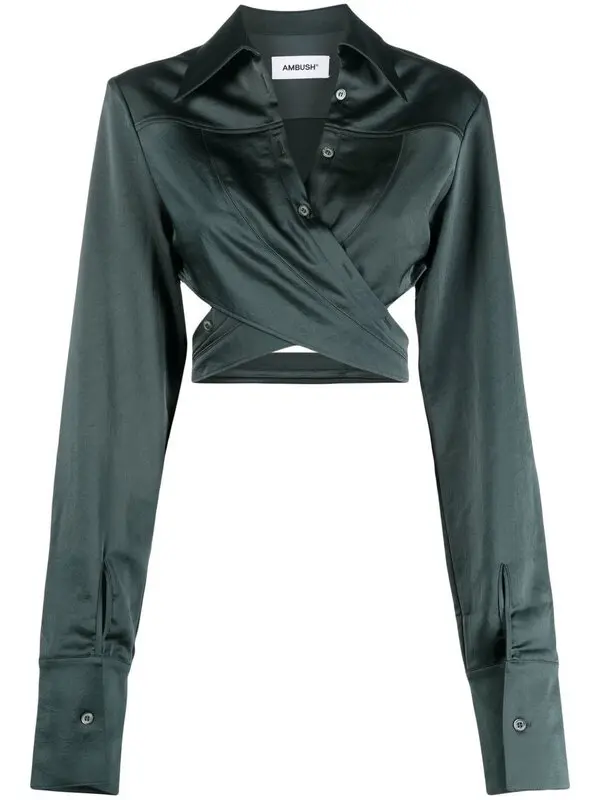AMBUSH Cropped Wrap Shirt