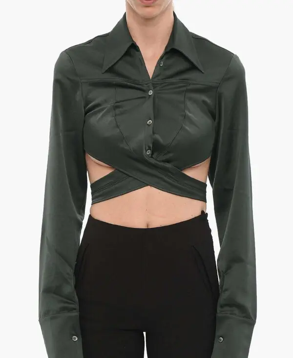 AMBUSH Cropped Wrap Shirt