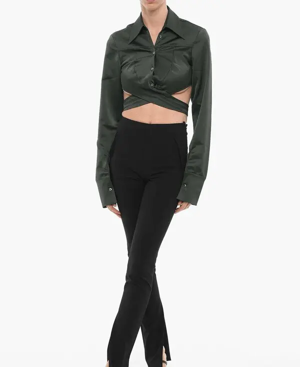 AMBUSH Cropped Wrap Shirt