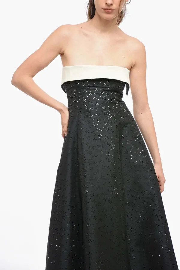 Philosophy Di Lorenzo Serafini Bandeau Midi Dress