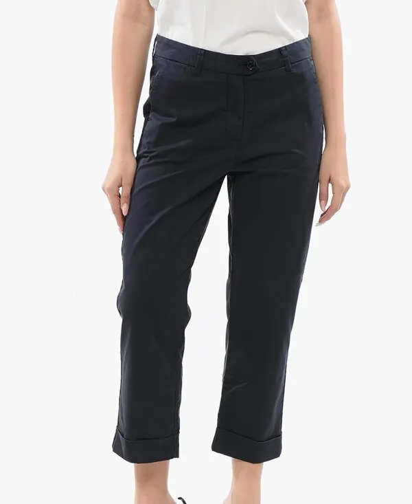 Woolrich Cuffed-hem Cropped Trousers