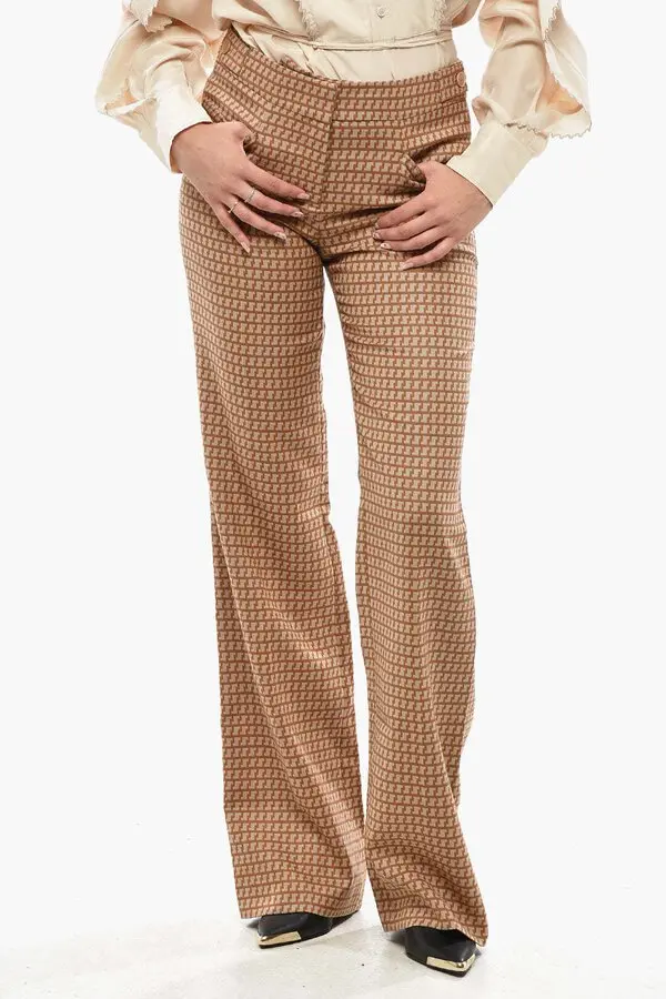 Stella McCartney Claudia Monogram Trousers