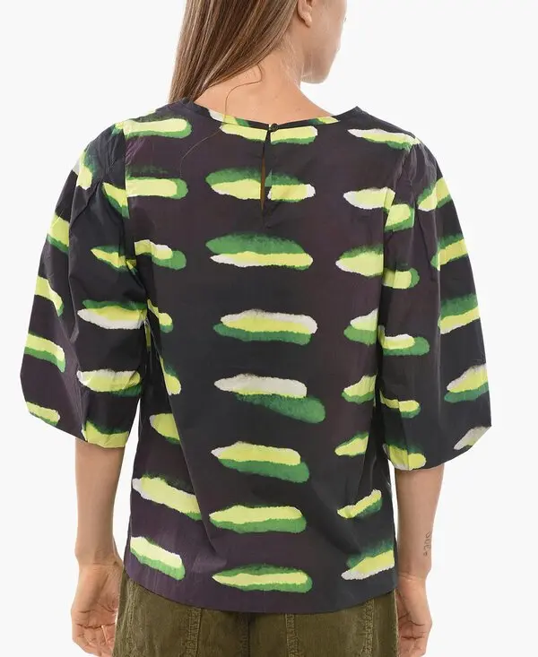 Dries Van Noten Cean Acid-wash Effect Blouse