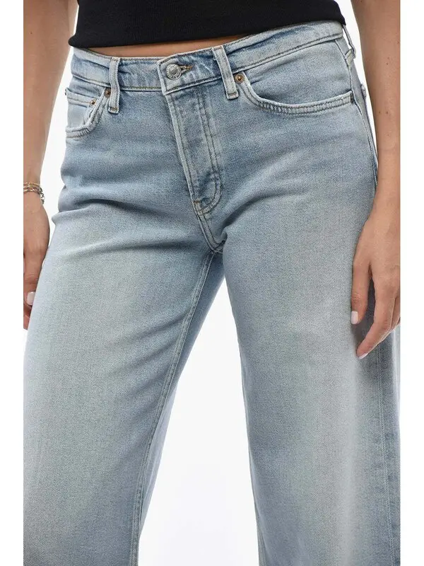 RE/DONE Regular-waist Wide-leg Jeans