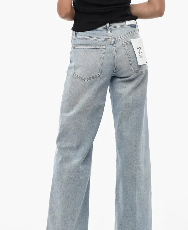 RE/DONE Regular-waist Wide-leg Jeans