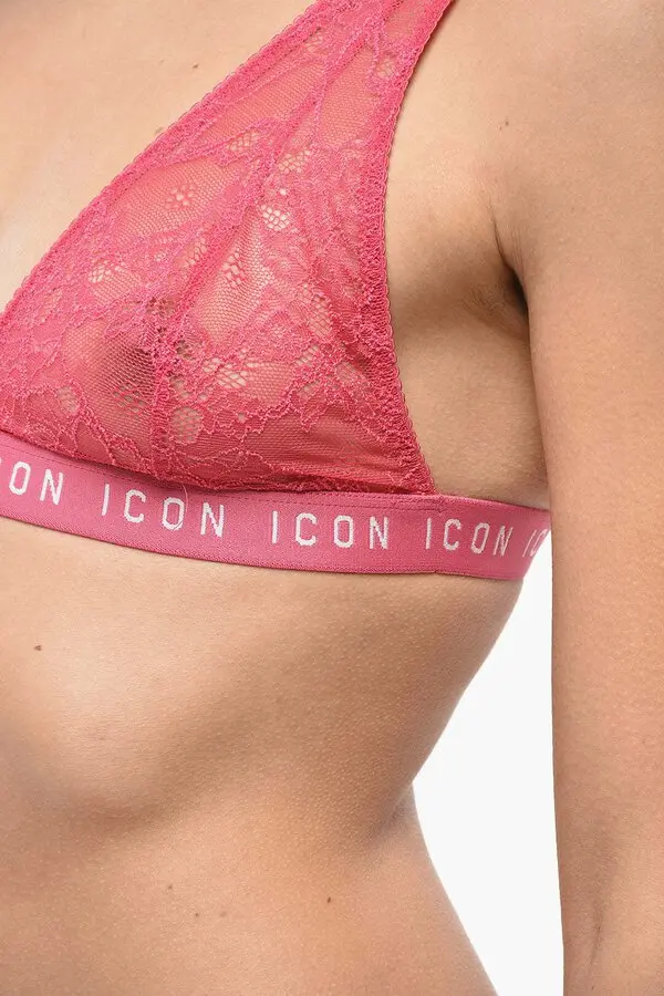 Dsquared2 Icon Lace Triangle Bra
