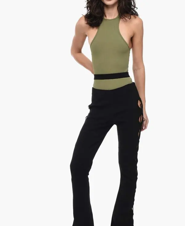 ANDREĀDAMO High-waisted Flare Pants