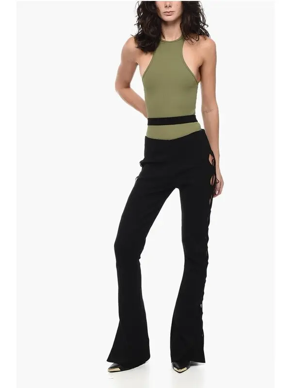 ANDREĀDAMO High-waisted Flare Pants