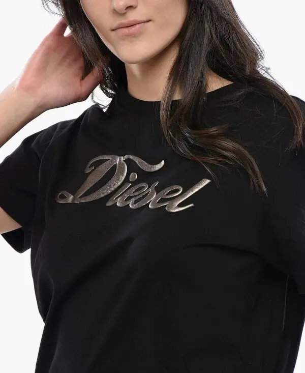 DIESEL® D-egor Embossed Logo T-shirt Dress