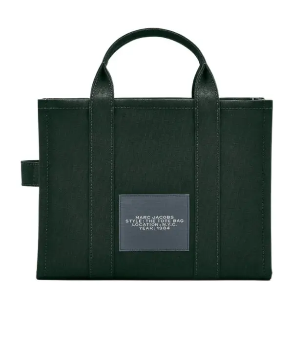 Marc Jacobs Logo Printed Zip-up Small Tote Bag