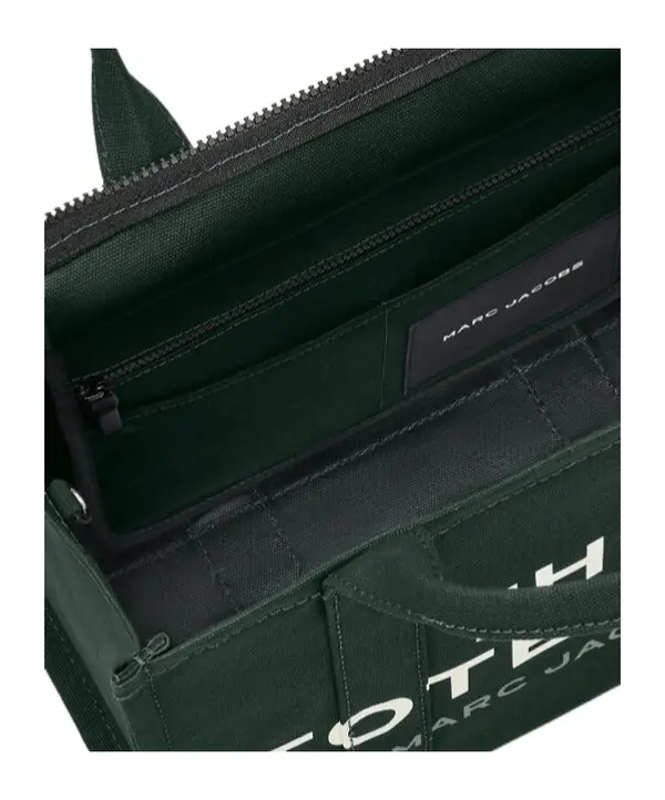Marc Jacobs Logo Printed Zip-up Small Tote Bag