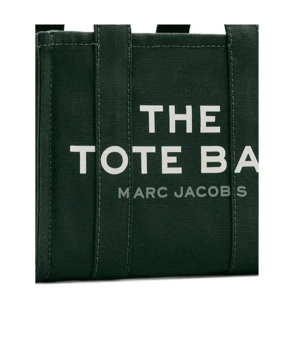 Marc Jacobs Logo Printed Zip-up Small Tote Bag