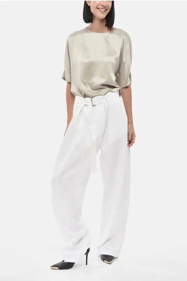 Magda Butrym Belted Trousers
