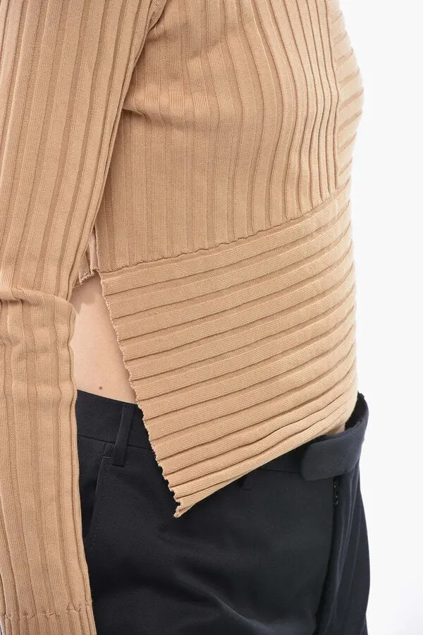 Stella McCartney Crewneck Top With Asymmetric Hem