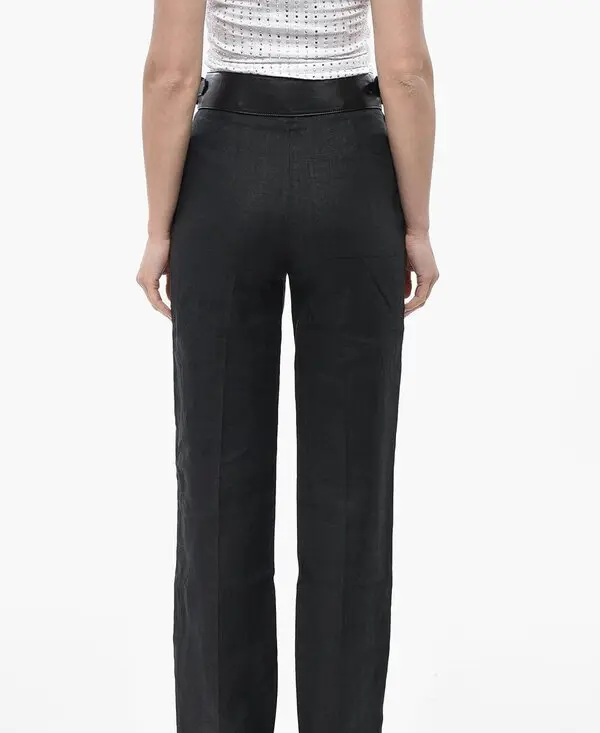 FERRAGAMO High-rise Flat-front Pants