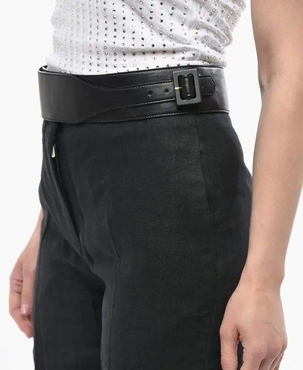 FERRAGAMO High-rise Flat-front Pants