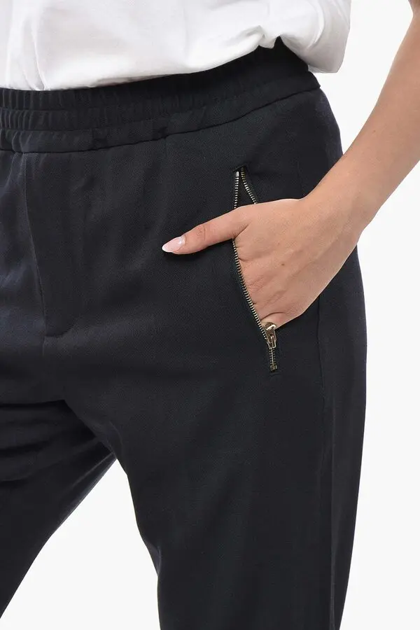 Stella McCartney Regular-fit Trousers With Zip Pockets