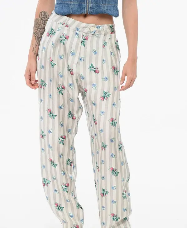 PIERRE-LOUIS MASCIA Floral Pants