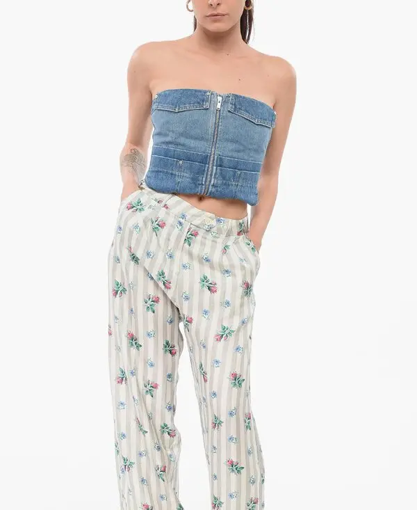 PIERRE-LOUIS MASCIA Floral Pants