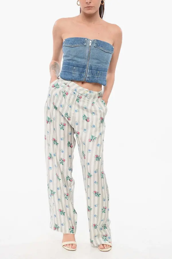 PIERRE-LOUIS MASCIA Floral Pants