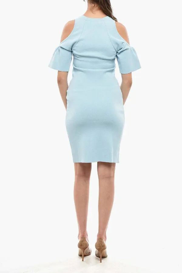 Stella McCartney Fitted Cold-shoulder Dress