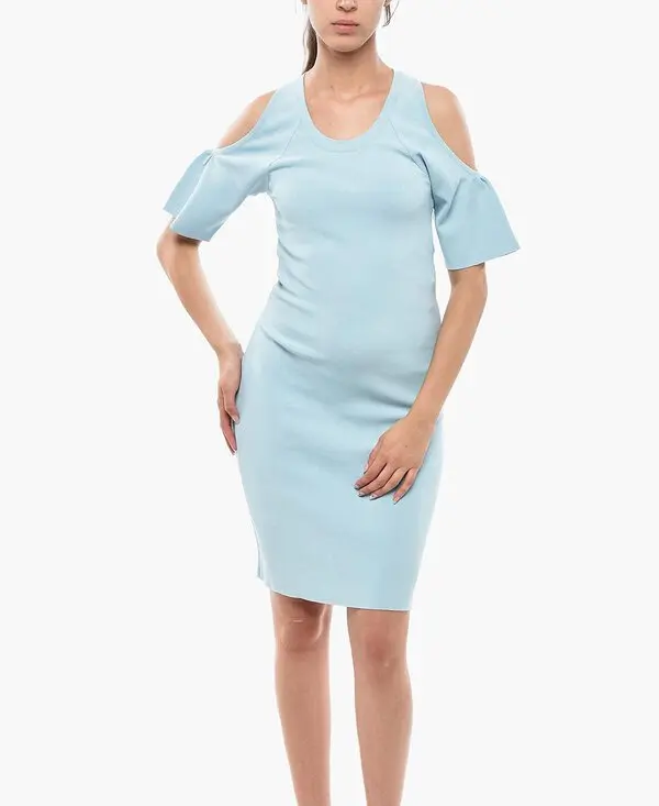 Stella McCartney Fitted Cold-shoulder Dress