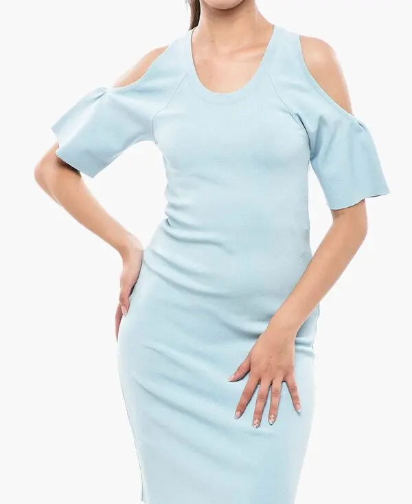 Stella McCartney Fitted Cold-shoulder Dress