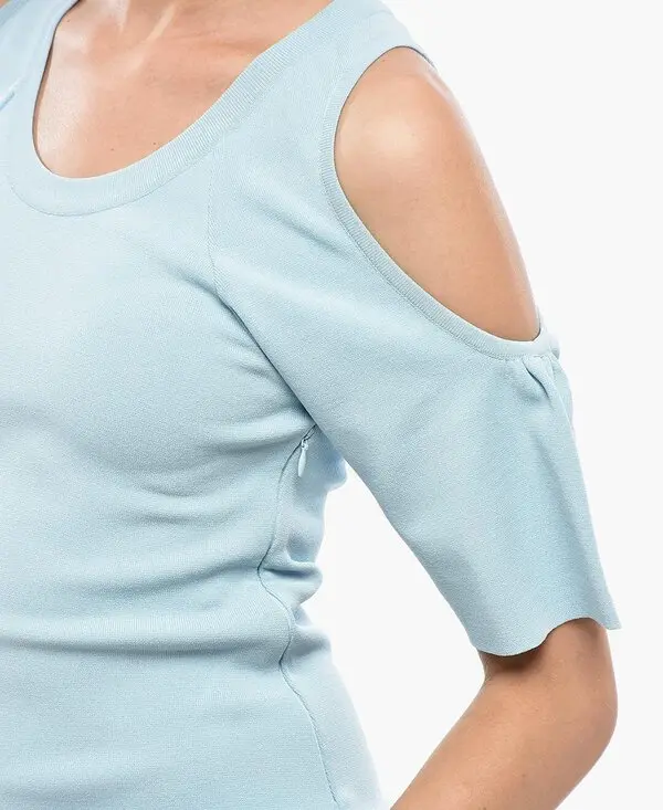 Stella McCartney Fitted Cold-shoulder Dress