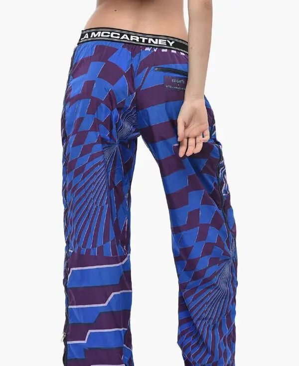 Stella McCartney Printed Full-length Side-zip Trousers