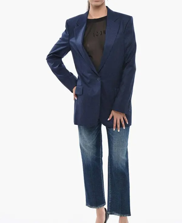 Stella McCartney Single-breasted Wool Jacket