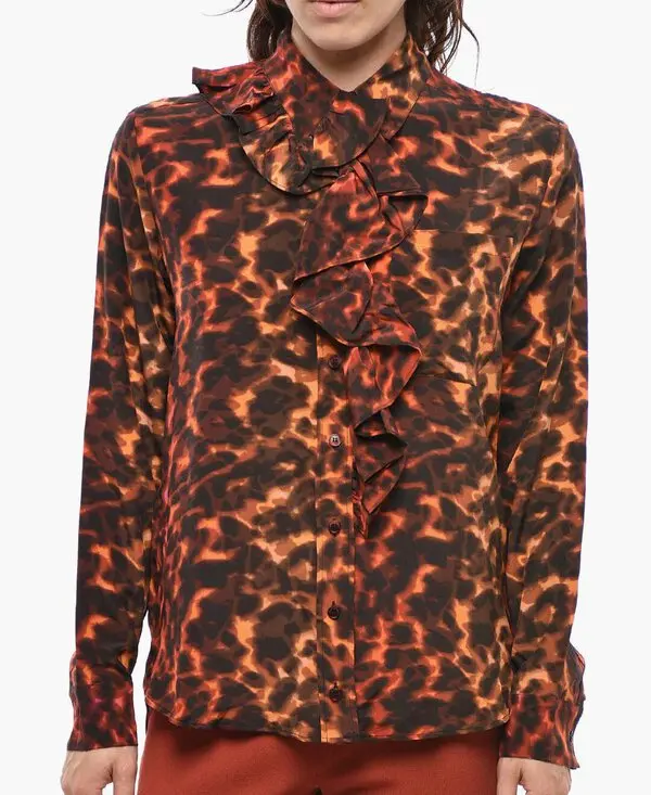 Stella McCartney Samantha Animal-print Blouse