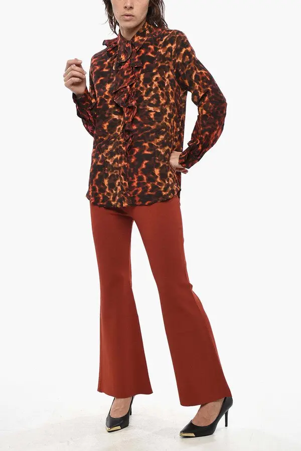 Stella McCartney Samantha Animal-print Blouse