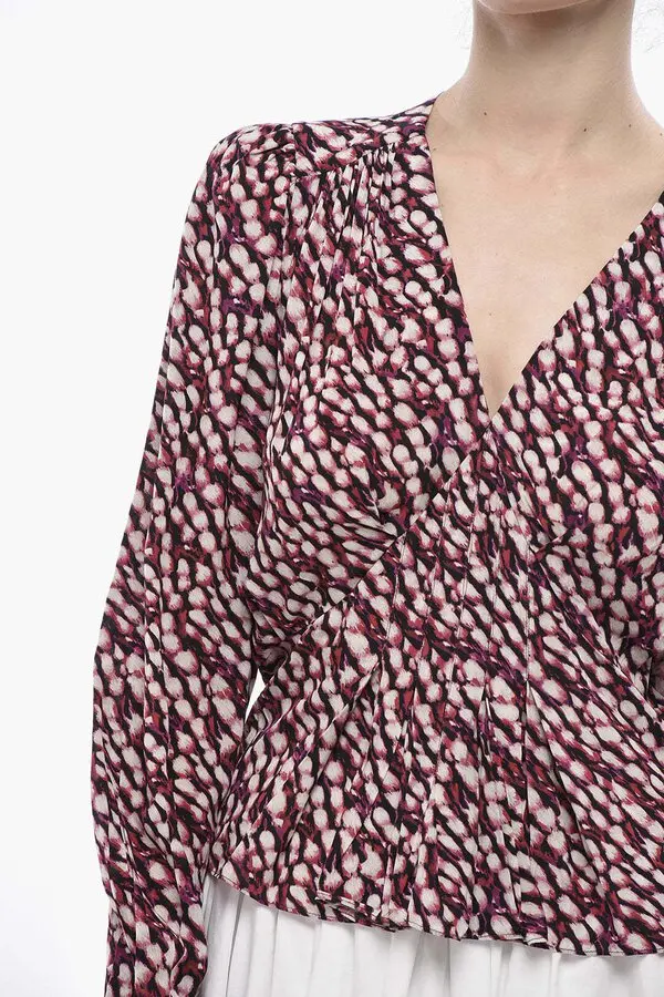 Isabel Marant Étoile Patterned V-neck Blouse