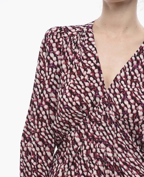 Isabel Marant Étoile Patterned V-neck Blouse