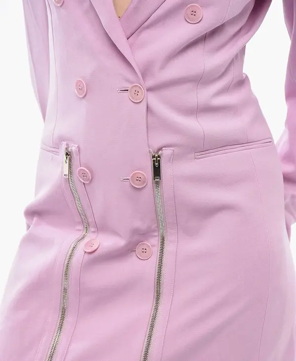Stella McCartney Long-sleeve Front-zip Blazer Dress