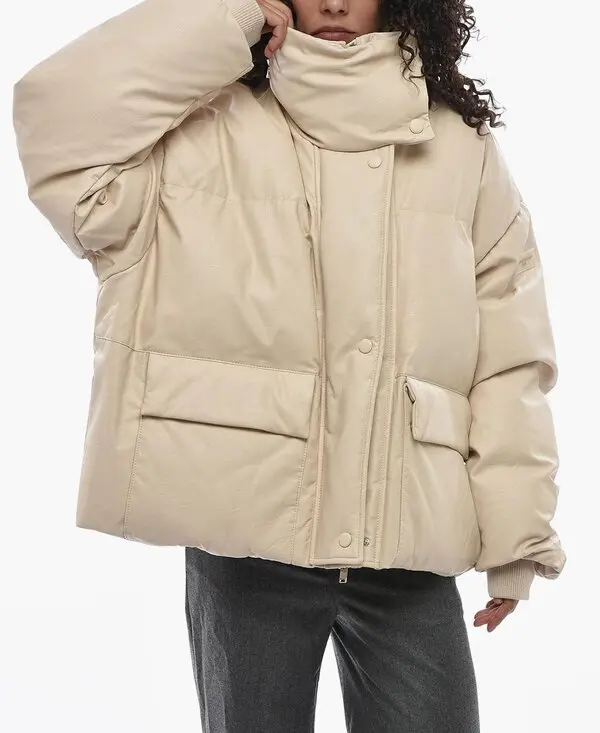 Stella McCartney Boxy-fit High-neck Padded Jacket