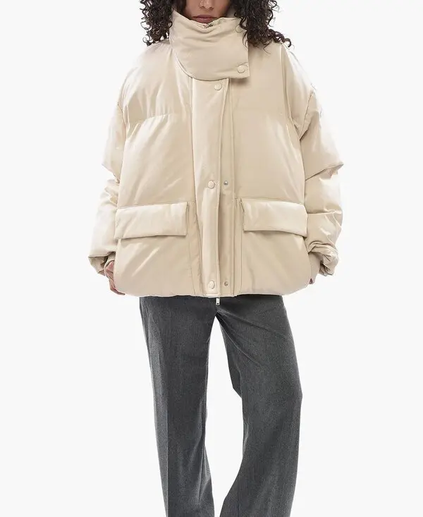 Stella McCartney Boxy-fit High-neck Padded Jacket
