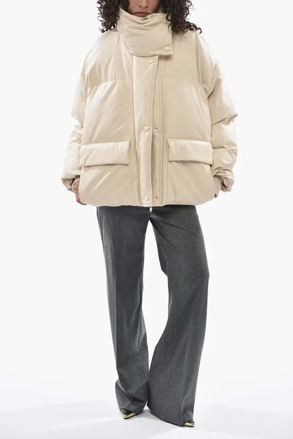 Stella McCartney Boxy-fit High-neck Padded Jacket