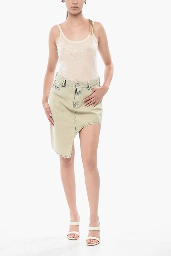 Coperni Asymmetric Mini Skirt