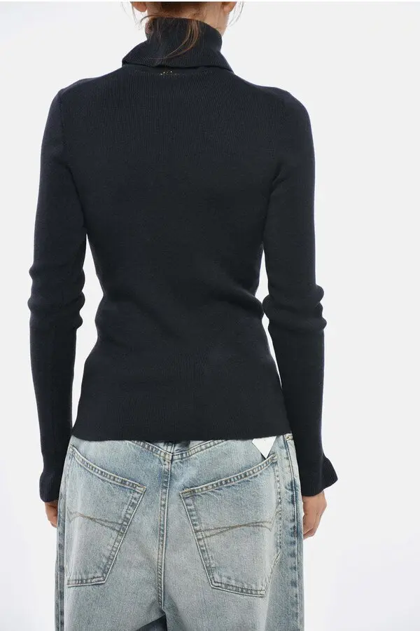 Chloé Turtleneck Sweater With Logo