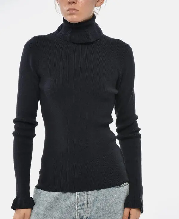 Chloé Turtleneck Sweater With Logo