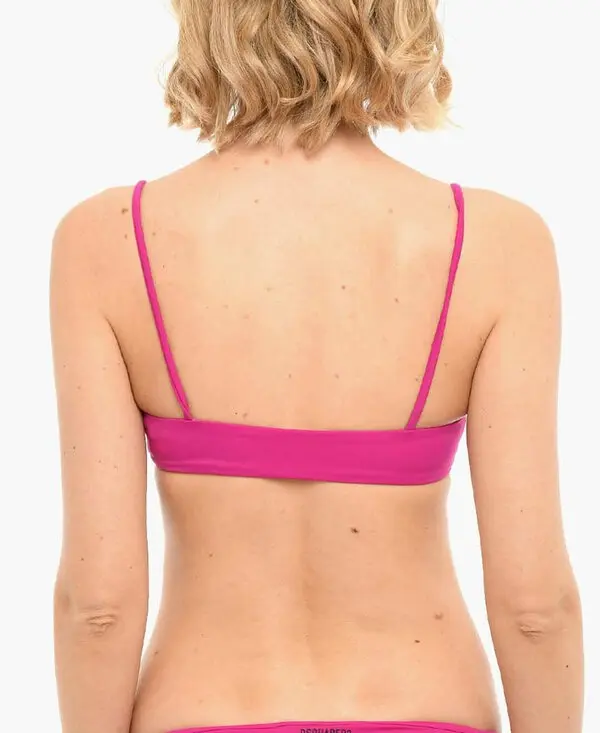 Dsquared2 Icon Printed Bikini Top