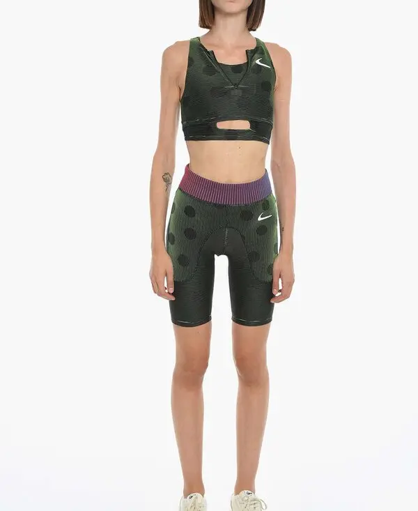 Off-White X Nike Striped Biker Shorts
