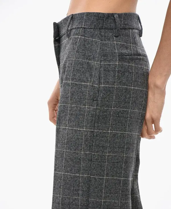 True Royal Nadya District Check Trousers