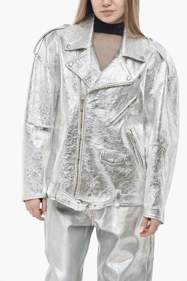 HALFBOY Leather Biker Jacket