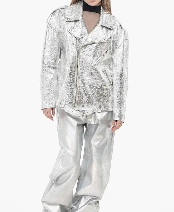 HALFBOY Leather Biker Jacket