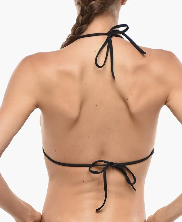 Dsquared2 Triangle Bikini Top With Logo Rings