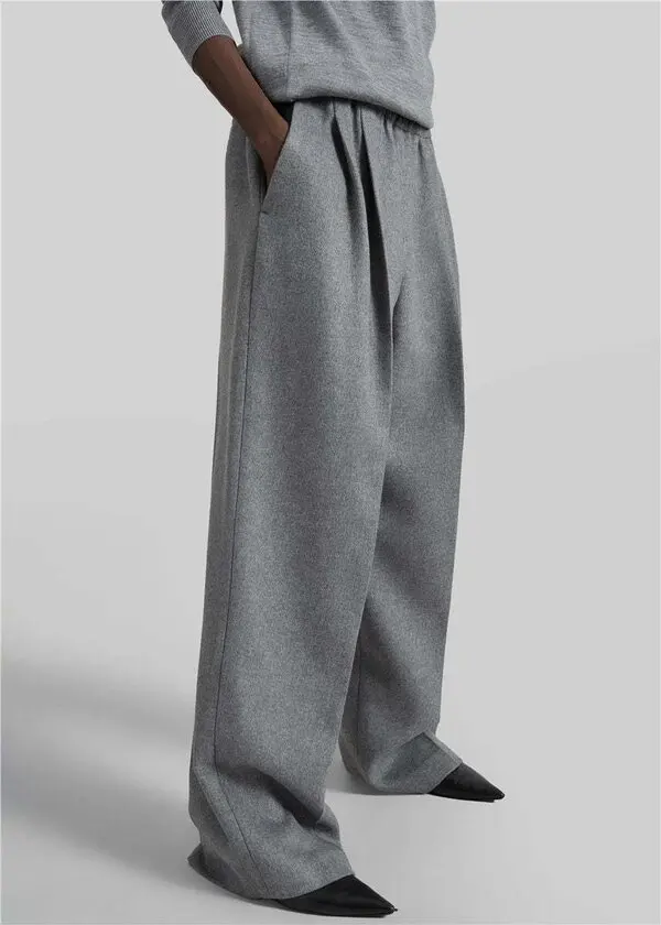 THE FRANKIE SHOP Elasticated Pleated Joggers