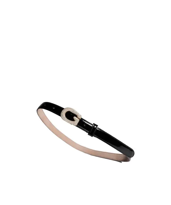 Gucci Thin Belt With G Motif Buckle