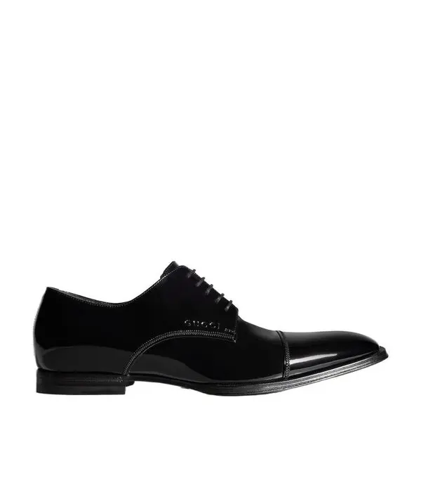 Gucci Lace-up Shoes With Embossed Logo